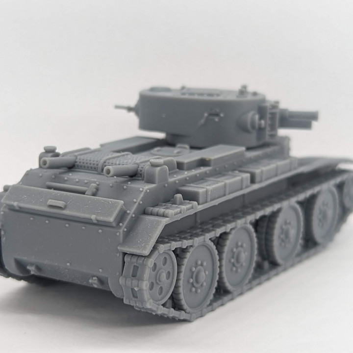 3D Printable BT-7 and BT-7A (howitzer version) Cavalry Tanks (USSR, WW2 ...