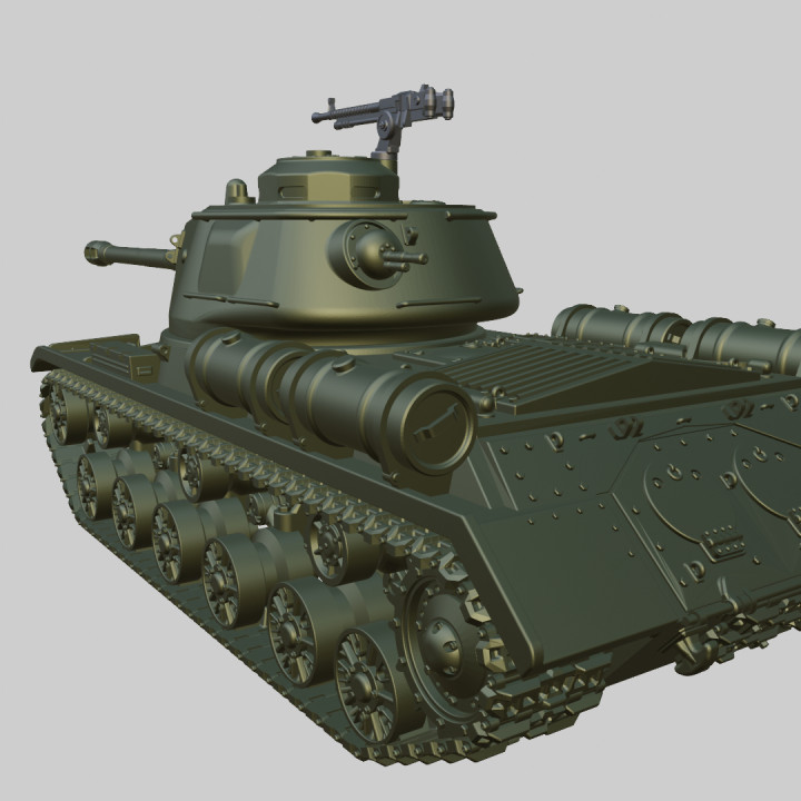 3D Printable IS-2 Heavy Tank (USSR, WW2) by Wargame3d