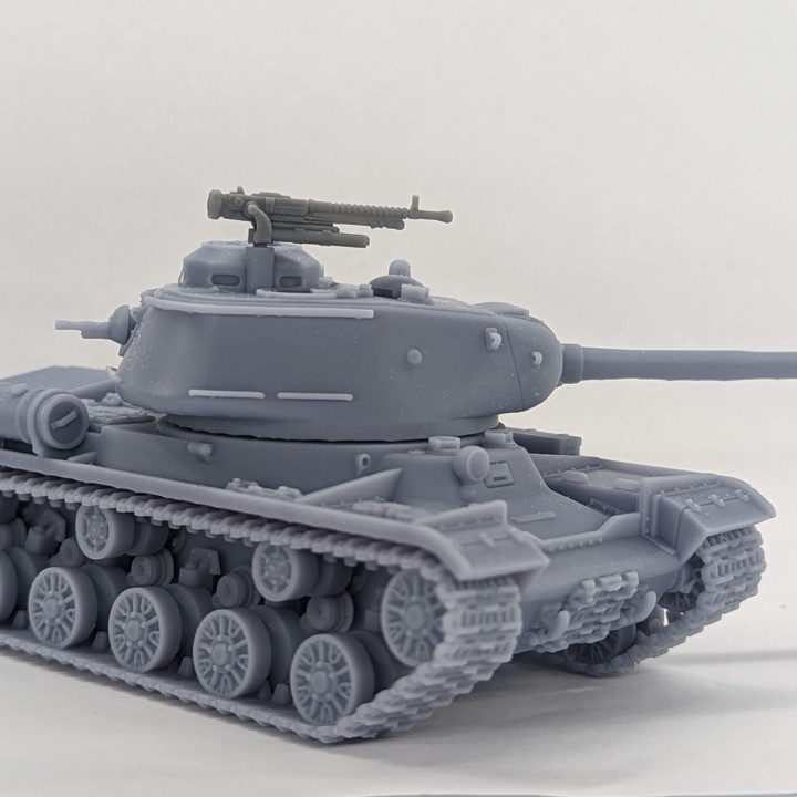 3D Printable IS-2 Heavy Tank (USSR, WW2) by Wargame3d