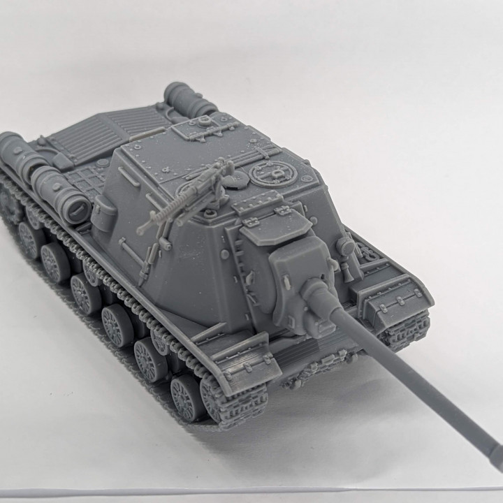 3D Printable ISU-122 + ISU-152 (Zveroboy) Heavy SPGs (USSR, WW2) by ...