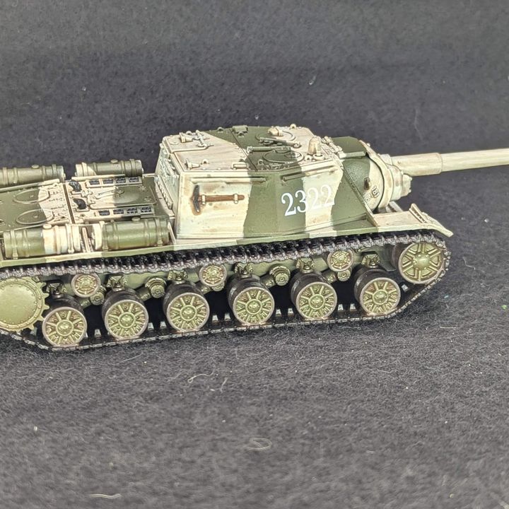 3D Printable SU-152 Heavy SPG (USSR, WW2) by Wargame3d