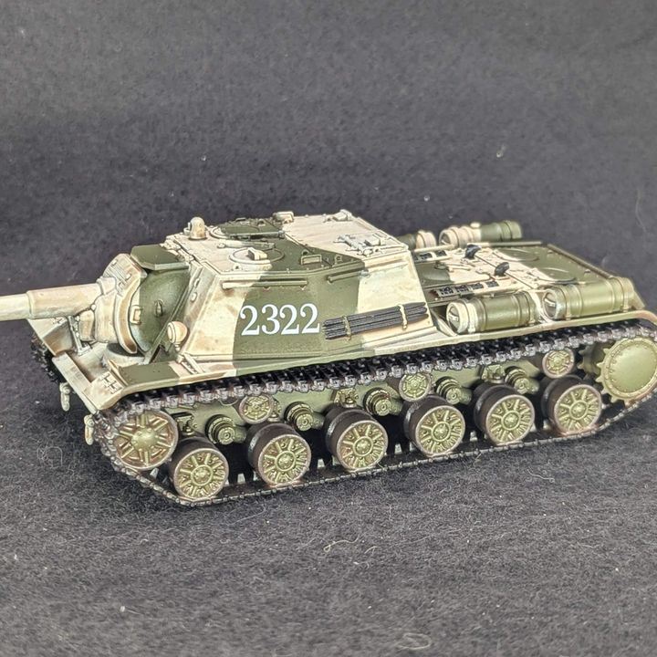 3D Printable SU-152 Heavy SPG (USSR, WW2) by Wargame3d