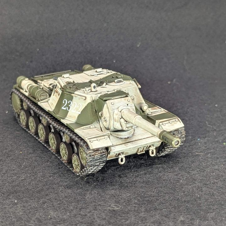 3D Printable SU-152 Heavy SPG (USSR, WW2) by Wargame3d
