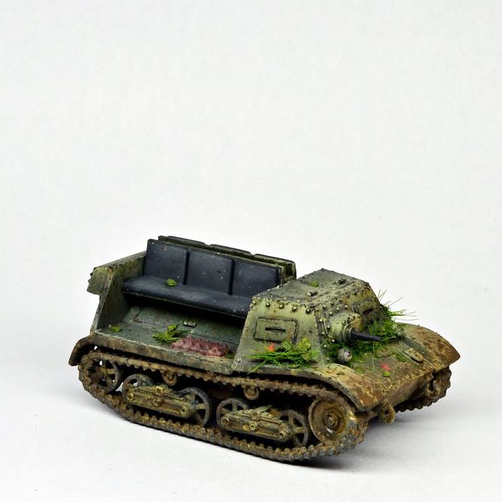 3D Printable T-20 Armored Tractor Komsomolets (USSR, WW2) by Wargame3d