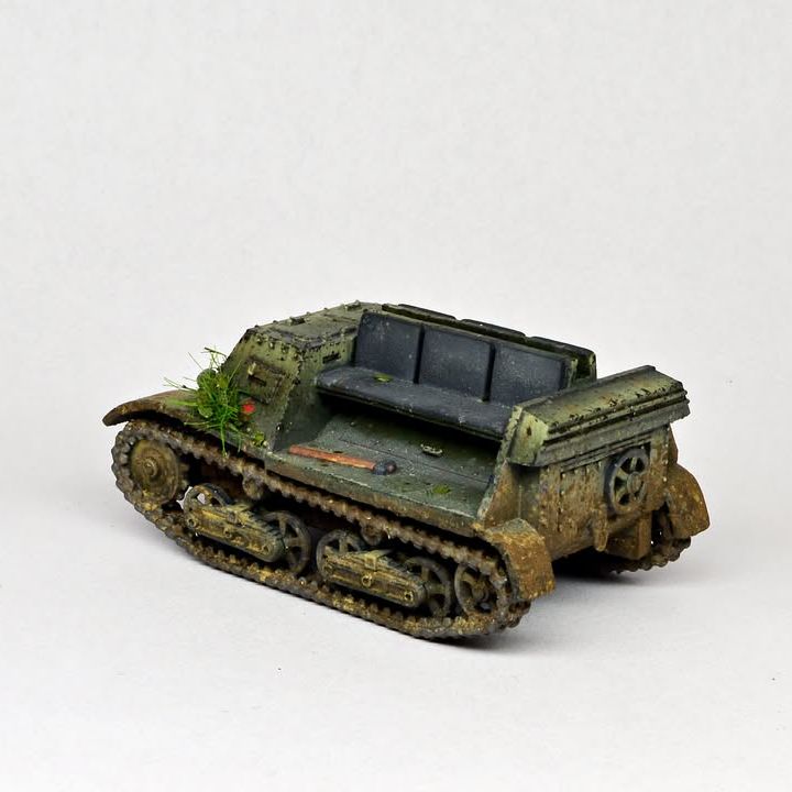 3D Printable T-20 Armored Tractor Komsomolets (USSR, WW2) by Wargame3d