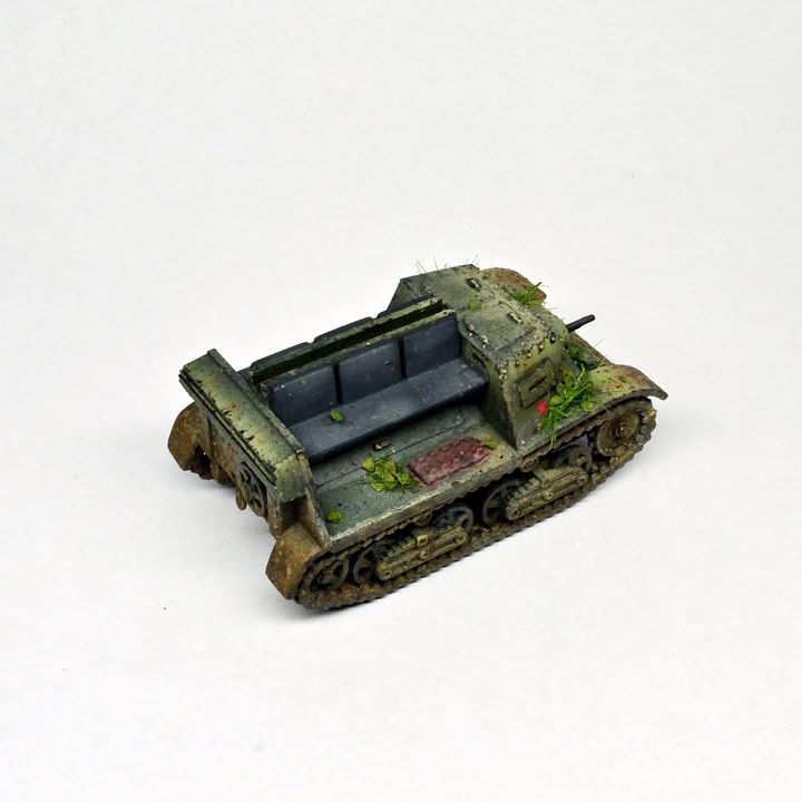 3D Printable T-20 Armored Tractor Komsomolets (USSR, WW2) by Wargame3d