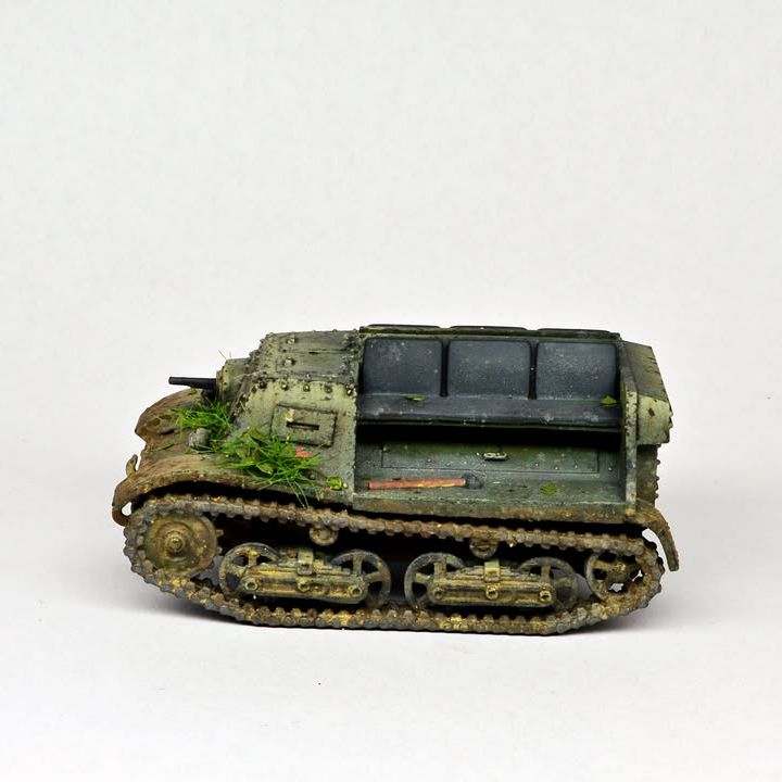 3D Printable T-20 Armored Tractor Komsomolets (USSR, WW2) by Wargame3d