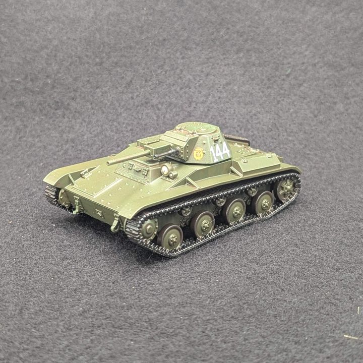 3D Printable T-60 Light Tank (USSR, WW2) by Wargame3d