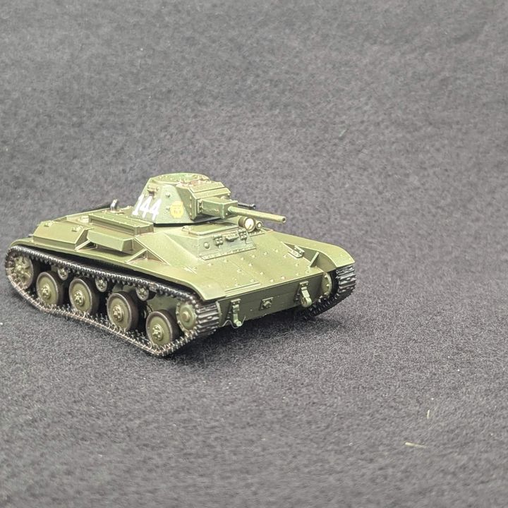3D Printable T-60 Light Tank (USSR, WW2) by Wargame3d
