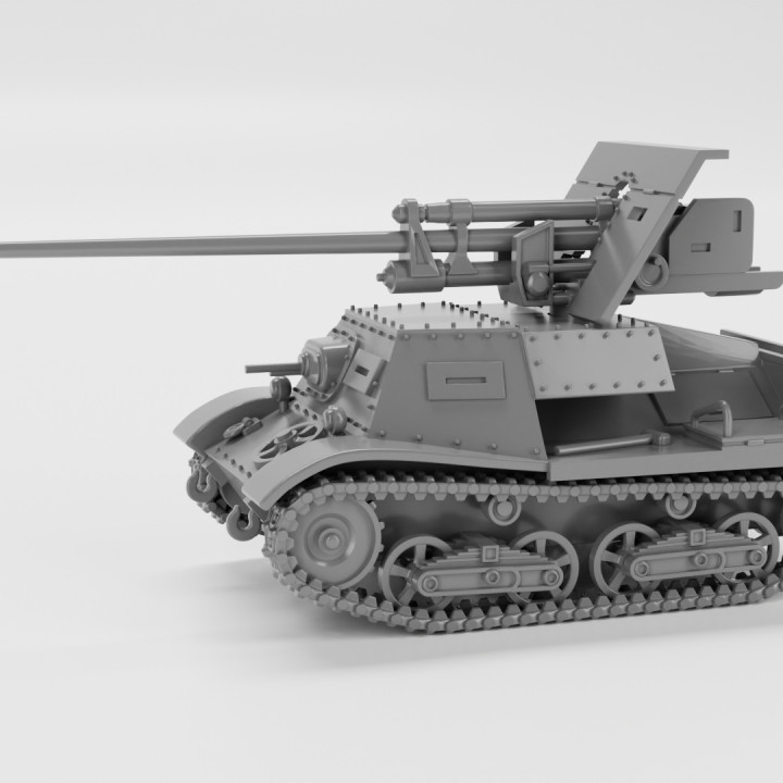 3D Printable ZIS-30 Light SPG (USSR, WW2) by Wargame3d