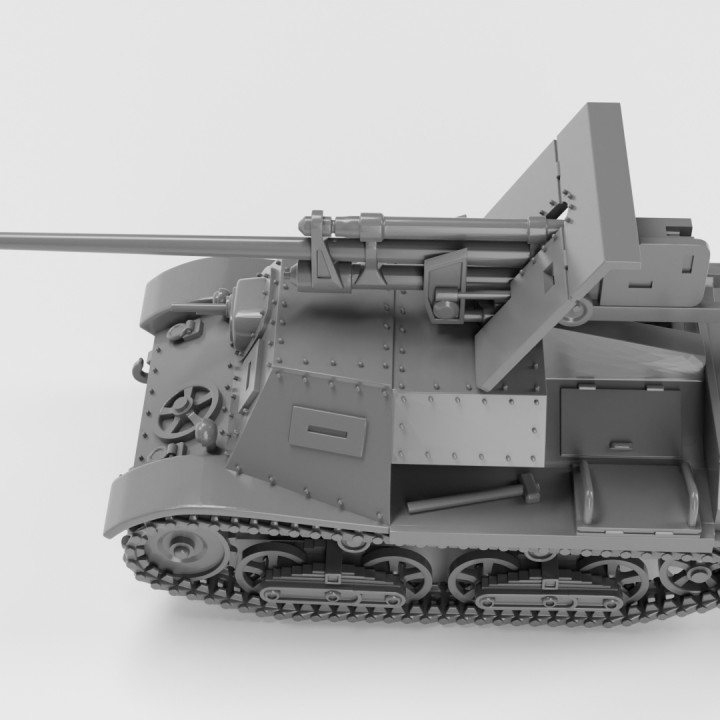 3D Printable ZIS-30 Light SPG (USSR, WW2) by Wargame3d