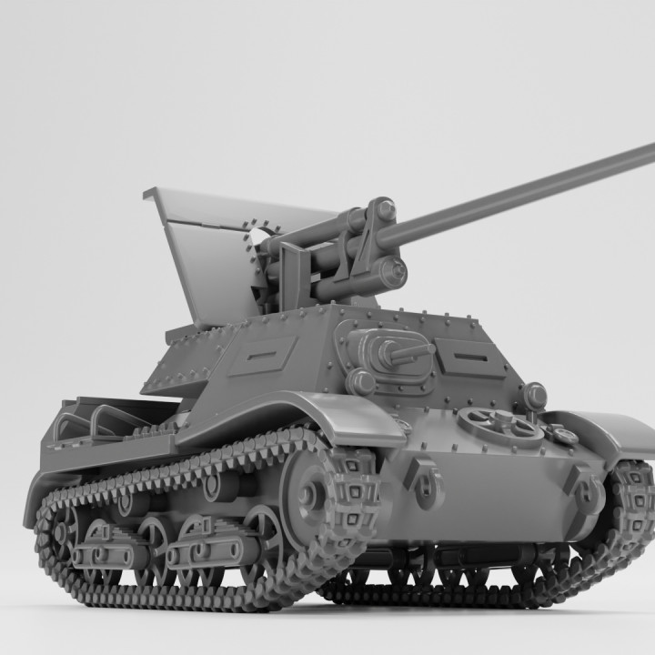 3D Printable ZIS-30 Light SPG (USSR, WW2) by Wargame3d