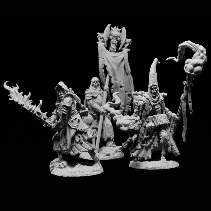 3D Printable The Undead - Unit IV - Reapers of Souls by Novac Dawn