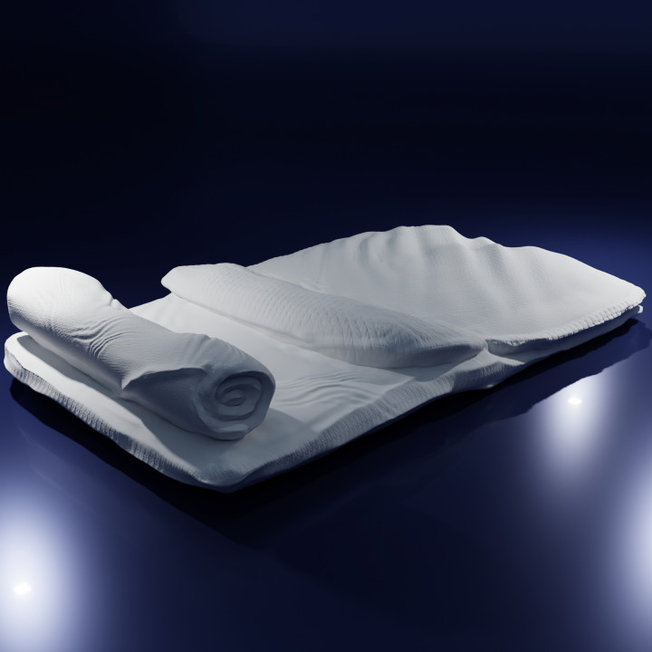 3D Printable Camp bedroll by Vit Workshop