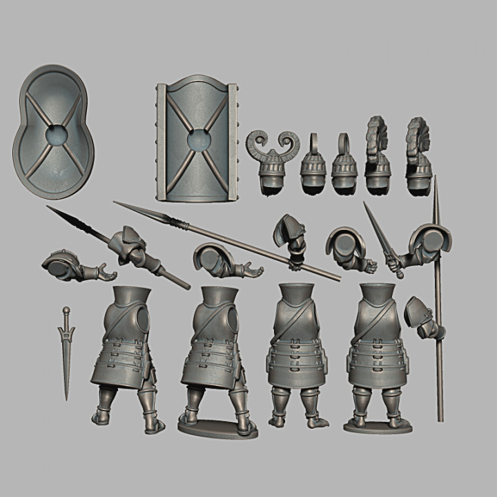 3D Printable Dendra Armor Warriors by Wargames Atlantic