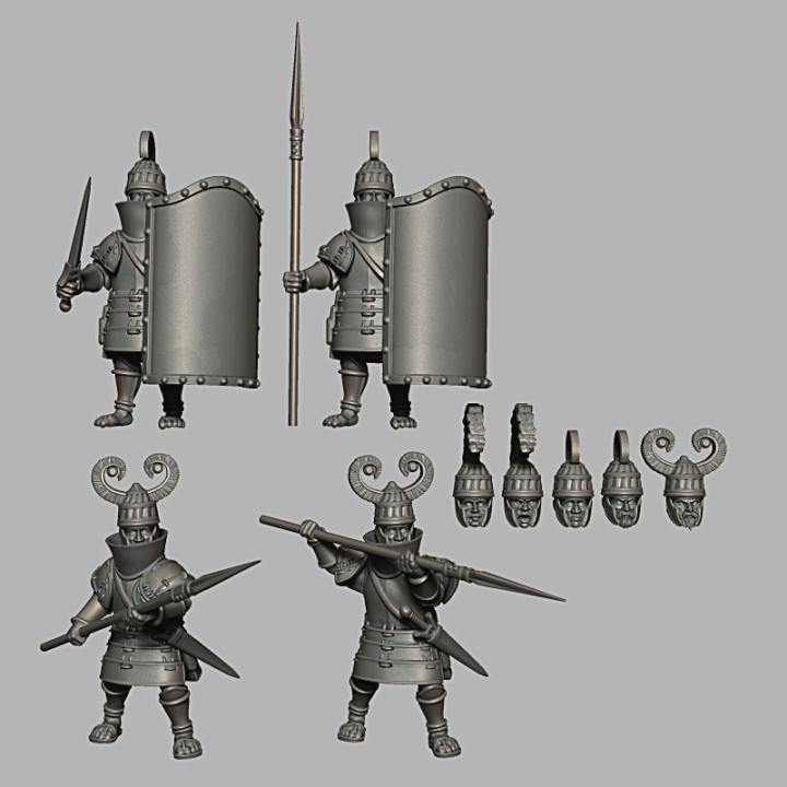 3D Printable Dendra Armor Warriors by Wargames Atlantic