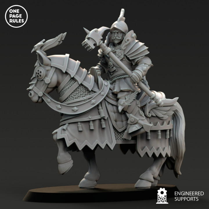3D Printable Guard Knights - Human Empire by One Page Rules