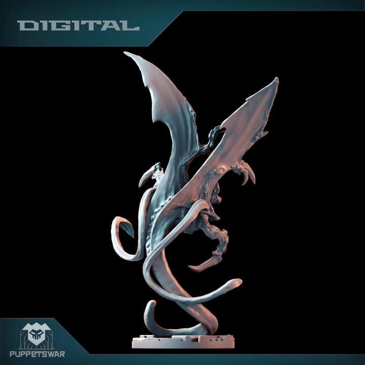 3D Printable Flying Assassin Bug by Puppetswar Miniatures