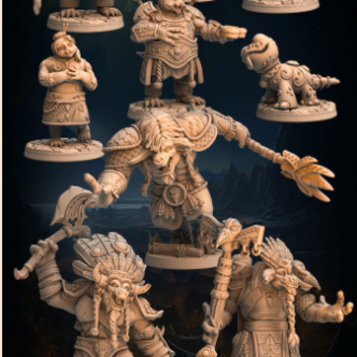 Fantasy Realms Unleashed - 32mm STL Miniatures Campaign - MyMiniFactory