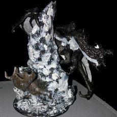 3D Printable Legendary Chromatic White Dragon by Rescale Miniatures