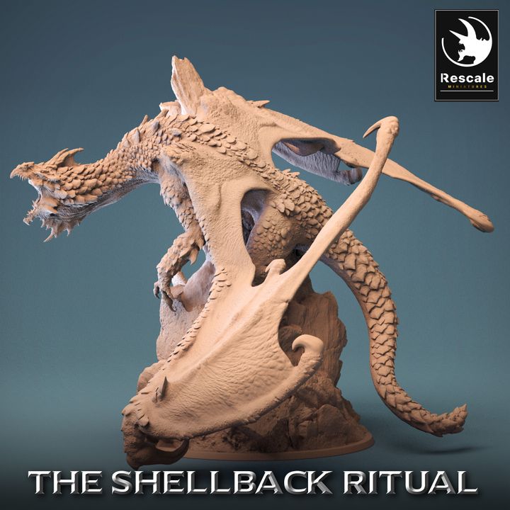 3D Printable Legendary Chromatic White Dragon by Rescale Miniatures