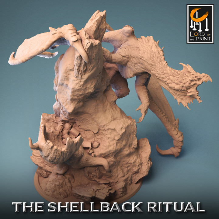 3D Printable Legendary Chromatic White Dragon by Rescale Miniatures