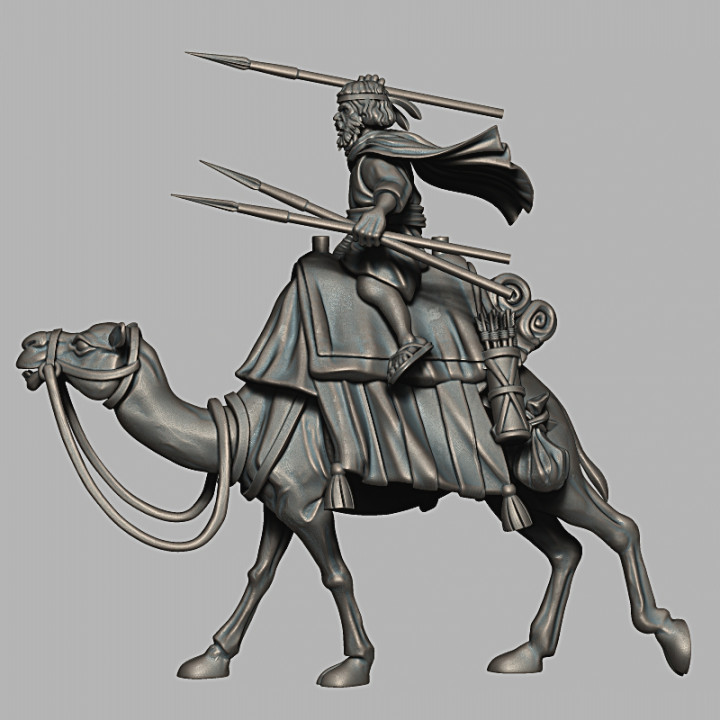 3D Printable Palmyrene Camelry by Wargames Atlantic