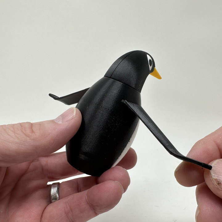 3D Printable Penguin At The Pole. by Greg Zumwalt