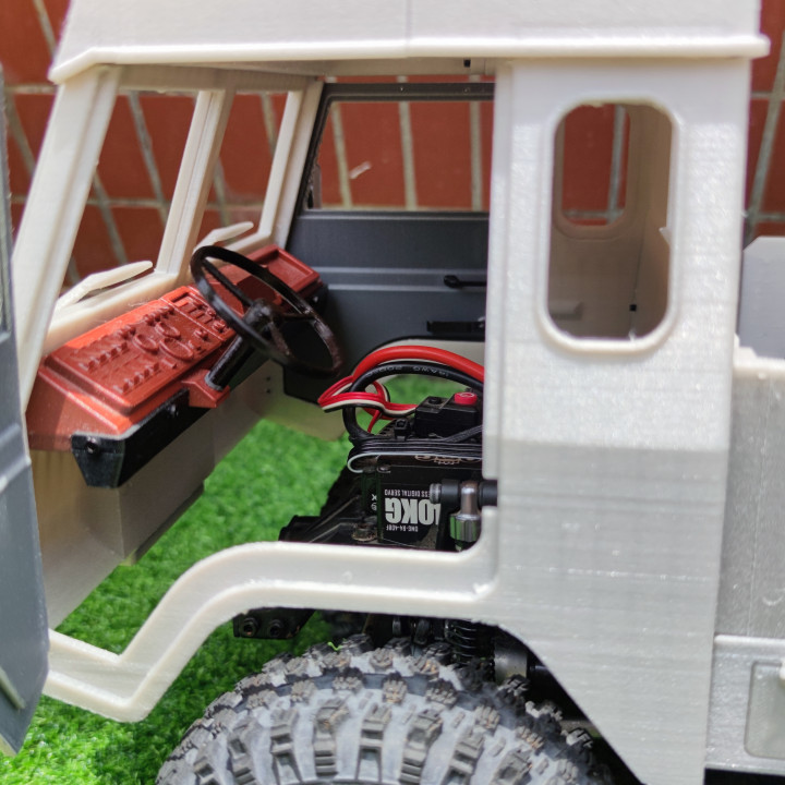 3D Printable Crawler V306 Front Cab - 1/10 RC body by Ian Jim