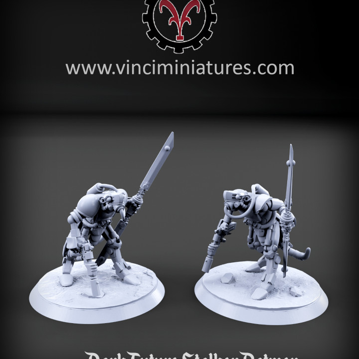 3D Printable DARK FUTURE STALKER RATMEN by vinciminiatures