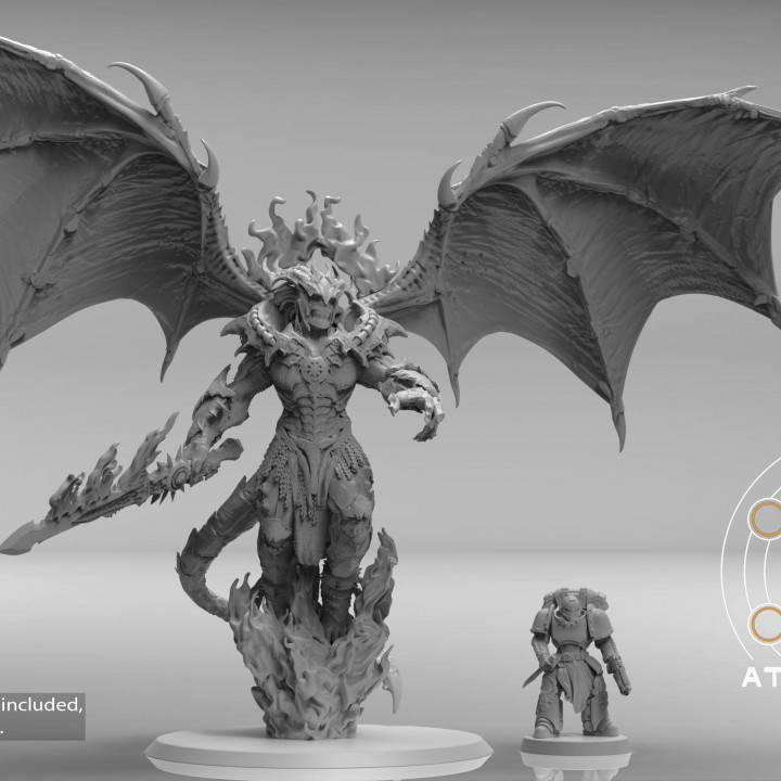 3D Printable Archdemon of Hades (Sci-fi and Fantasy version) by Atlan Forge
