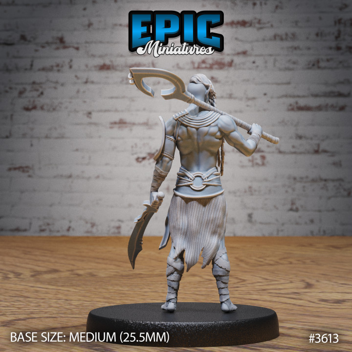3D Printable Cave Elf Barbarian Set / Arctic Warrior / Frozen Human ...