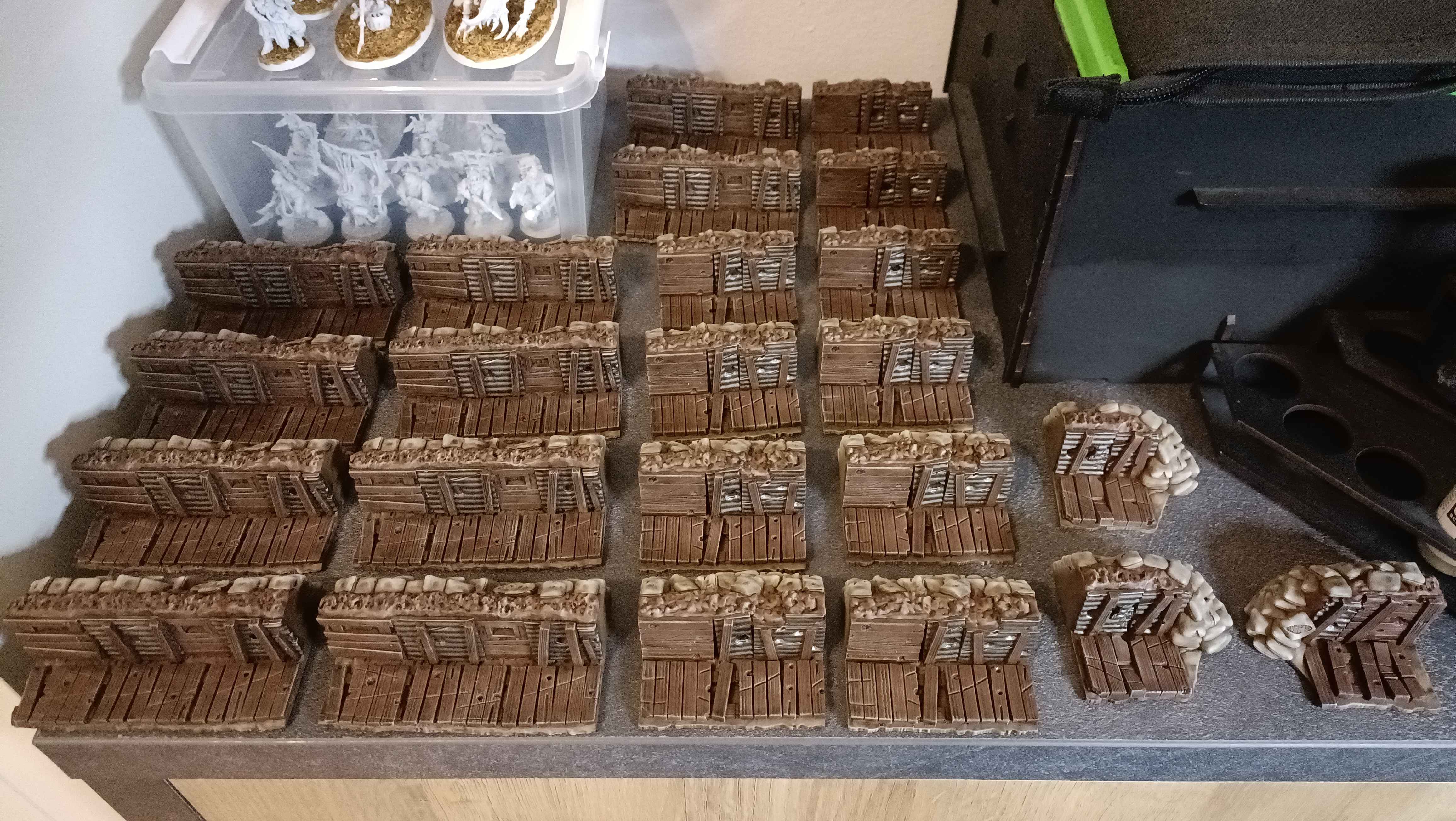 3D Printable Trench Defences by Fickle Dice Games