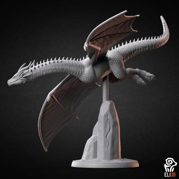3D Printable Dragon 4 by ELI 3D