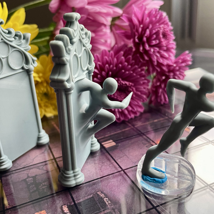 3D Print of Silver Golems - 3 Monsters & Enviromental models ...