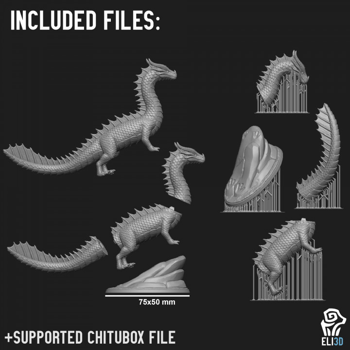 3D Printable Sea Dragon 2 by ELI 3D