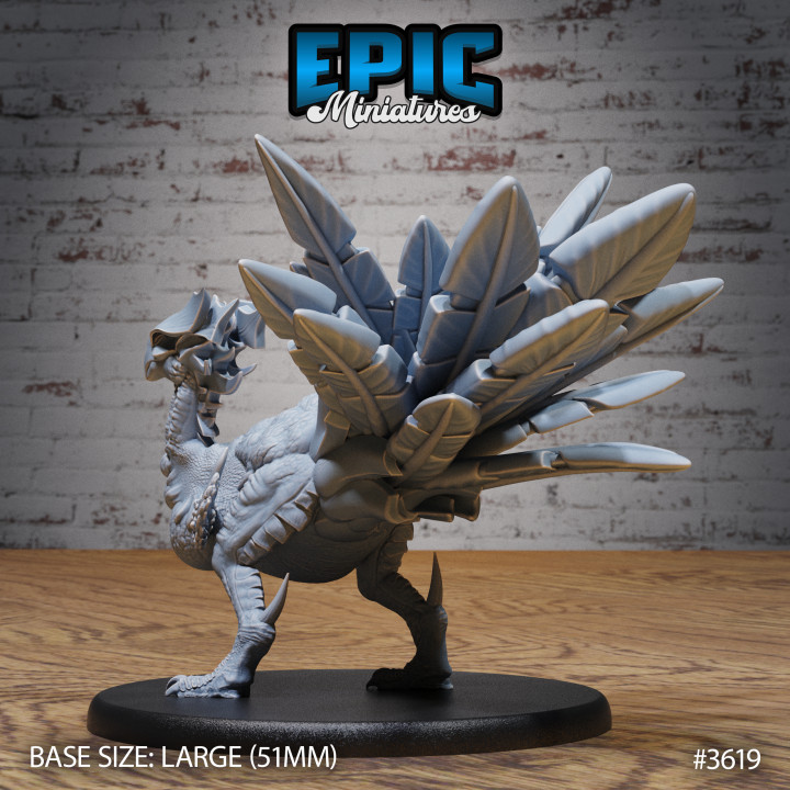 3D Printable Turkey Raptor Set / Terror Bird / Feathered Wild Animal ...