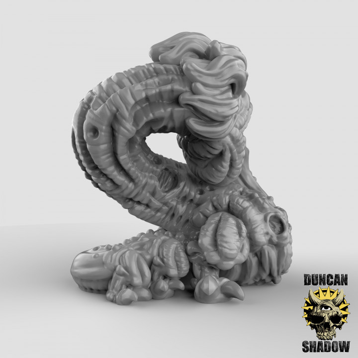 3D Printable Chaos Spawn (pre supported) by Duncan Shadow