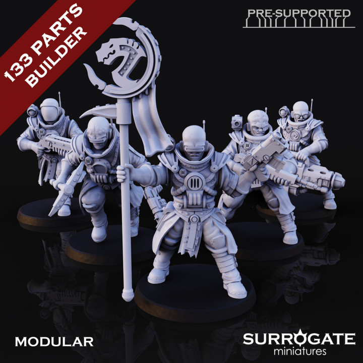 3D Printable Bio-Disciples: Surrogate Miniatures September 2023 Modular ...
