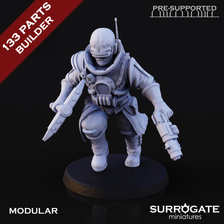 3D Printable Bio-Disciples: Surrogate Miniatures September 2023 Modular ...