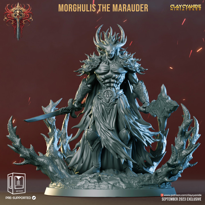3D Printable Morghulis the Marauder by Clay Cyanide Miniatures