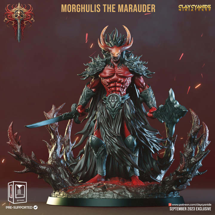 3D Printable Morghulis the Marauder by Clay Cyanide Miniatures