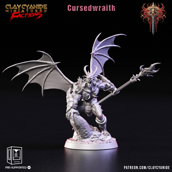 3D Printable Cursedwraith by Clay Cyanide Miniatures