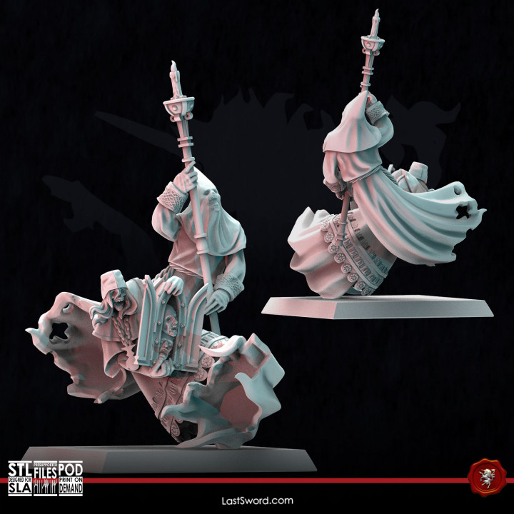 3D Printable Spectral Hosts by LastSword Miniatures