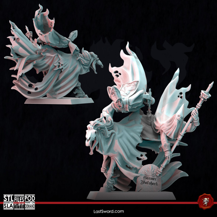 3D Printable Spectral Hosts by LastSword Miniatures