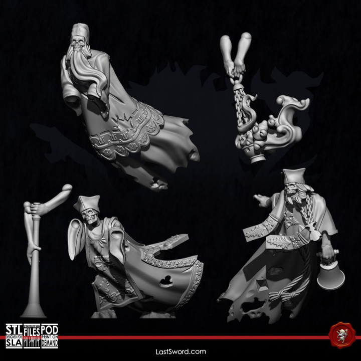 3D Printable Spectral Hosts by LastSword Miniatures