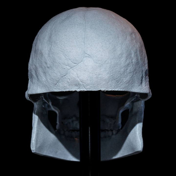 3D Printable Inside Out Skull Mask by Stlflix