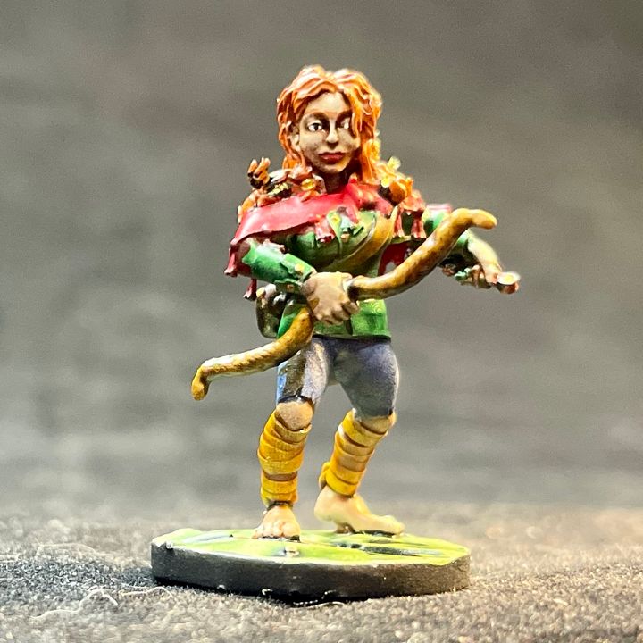 3D Printable Siobhan the Halfling Ranger by Harry's 3d Sculpting