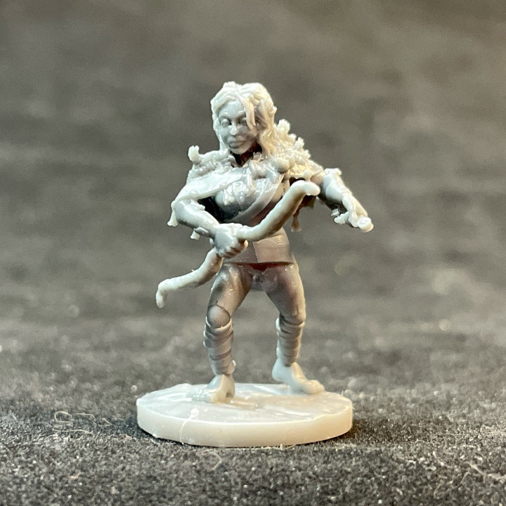 3D Printable Siobhan the Halfling Ranger by Harry's 3d Sculpting