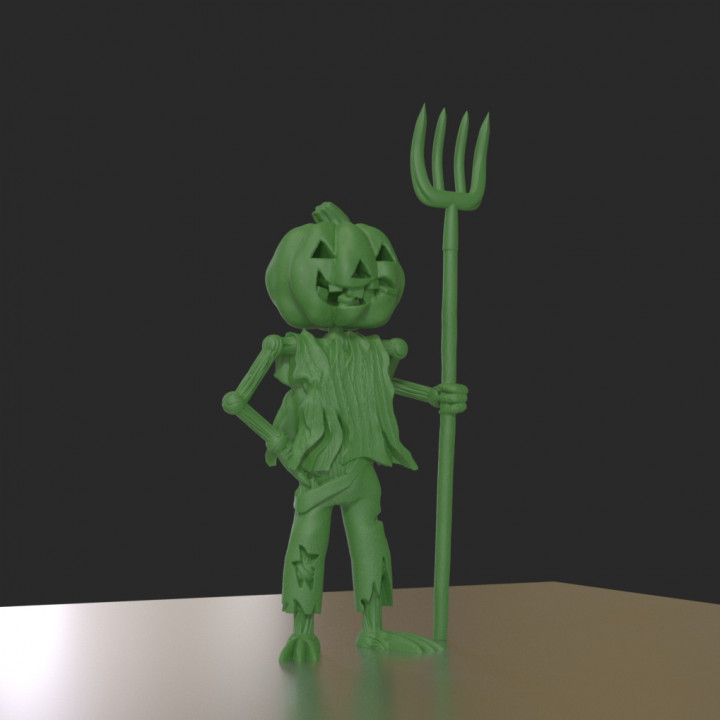 3D Printable Scarecrow by Harry's 3d Sculpting